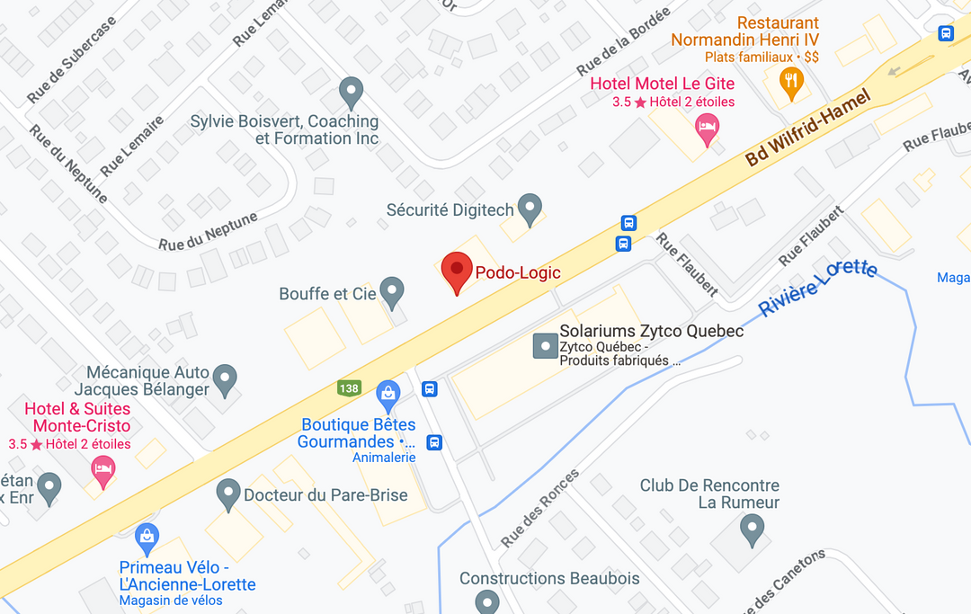 Nous joindre - Centre de formation Podo-Logic-Logic